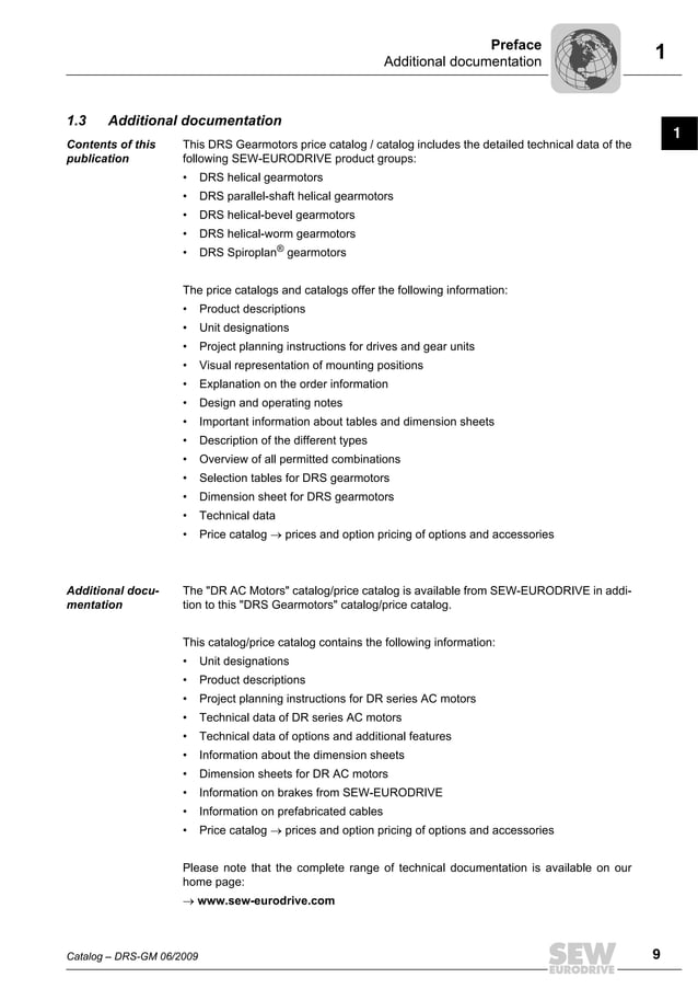 Catalog Sew-Eurodrive | PDF