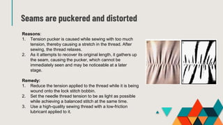 Sewing Machine's Problems and Remedy | PPTX