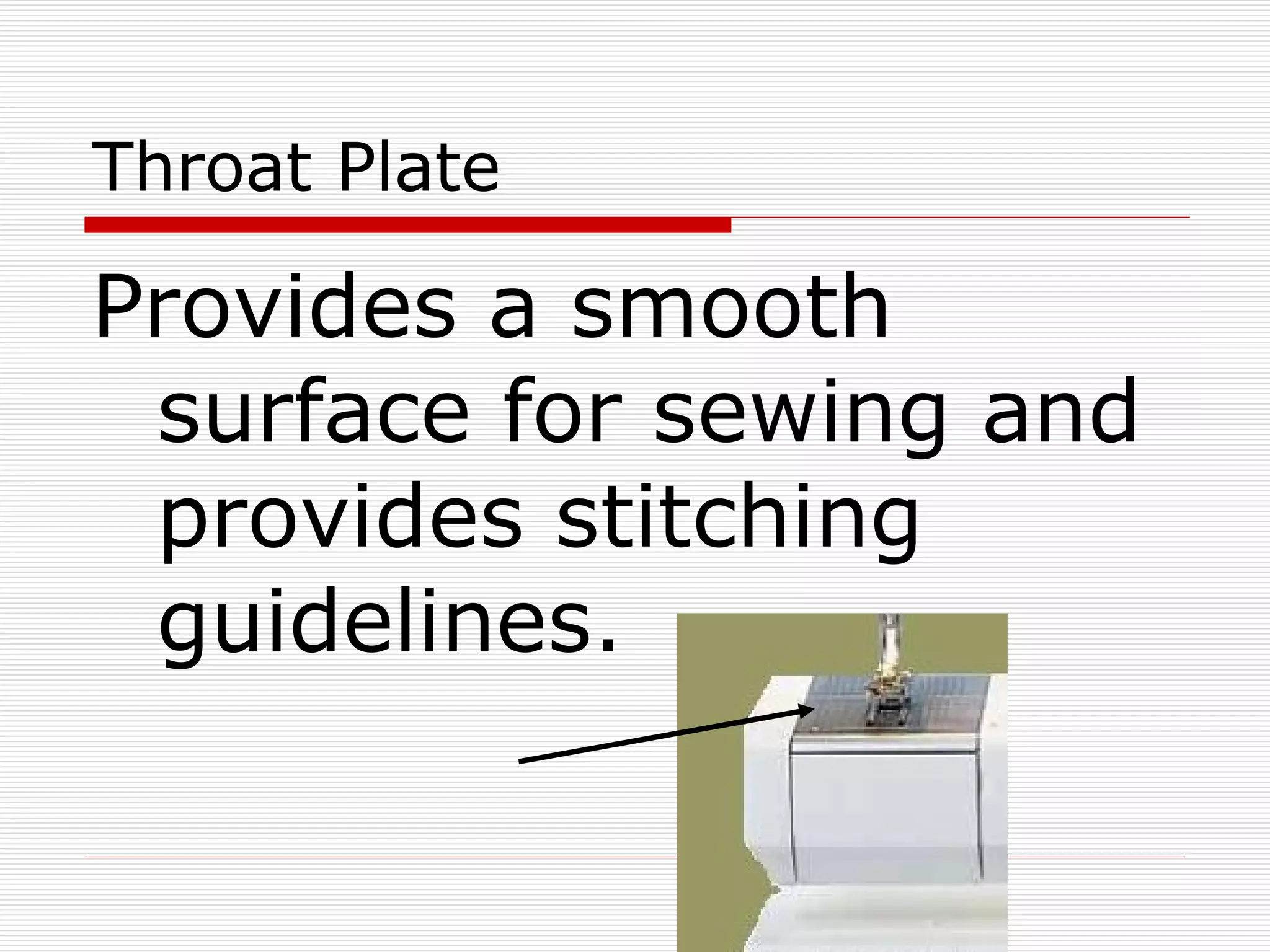 Sewing Machine Vocabulary | PPT