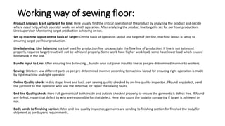 Sewing Department | PPTX