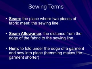 Sewing Equipment Tools Teacher Copy.pptx