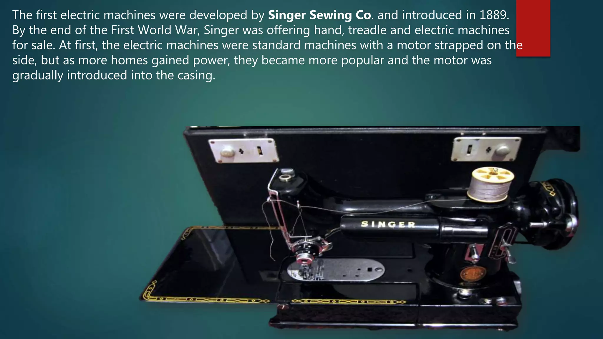 History of Sewing machine | PPTX