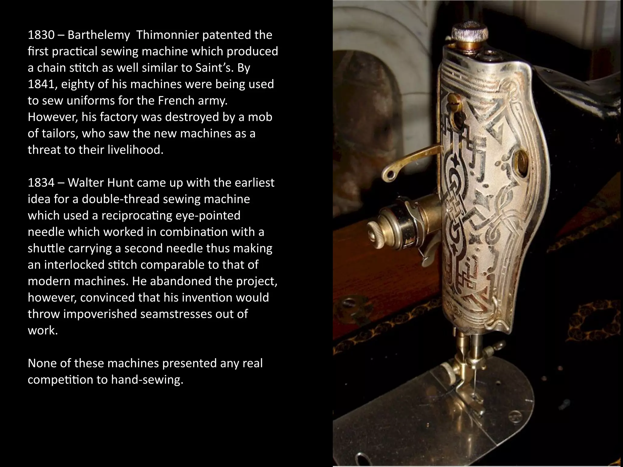 History of Sewing machine | PDF