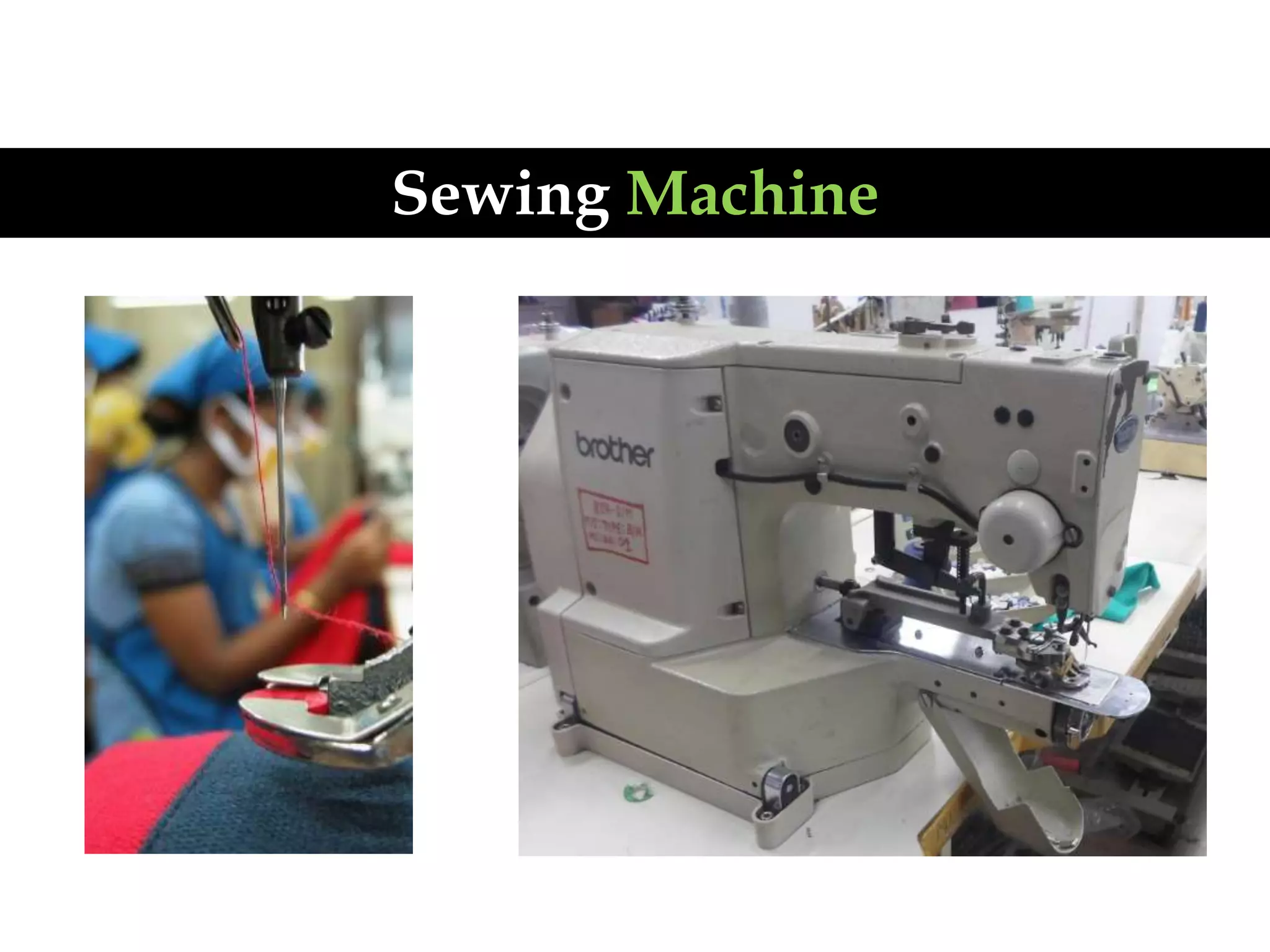 Sewingmachine types | PPT