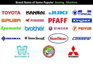 Sewingmachine types | PPT