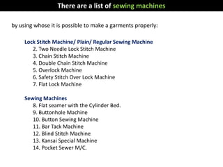 Sewingmachine types | PPT