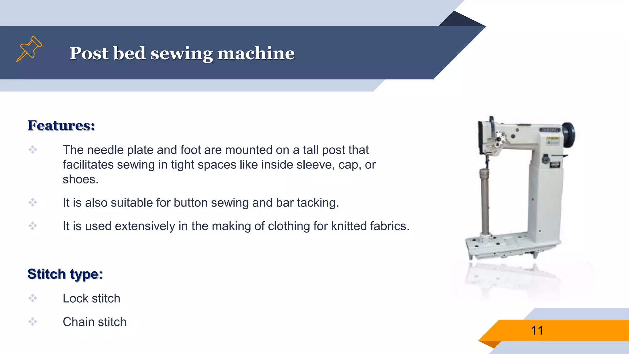 Sewing machine fundamentals, principles of stitching | PPTX
