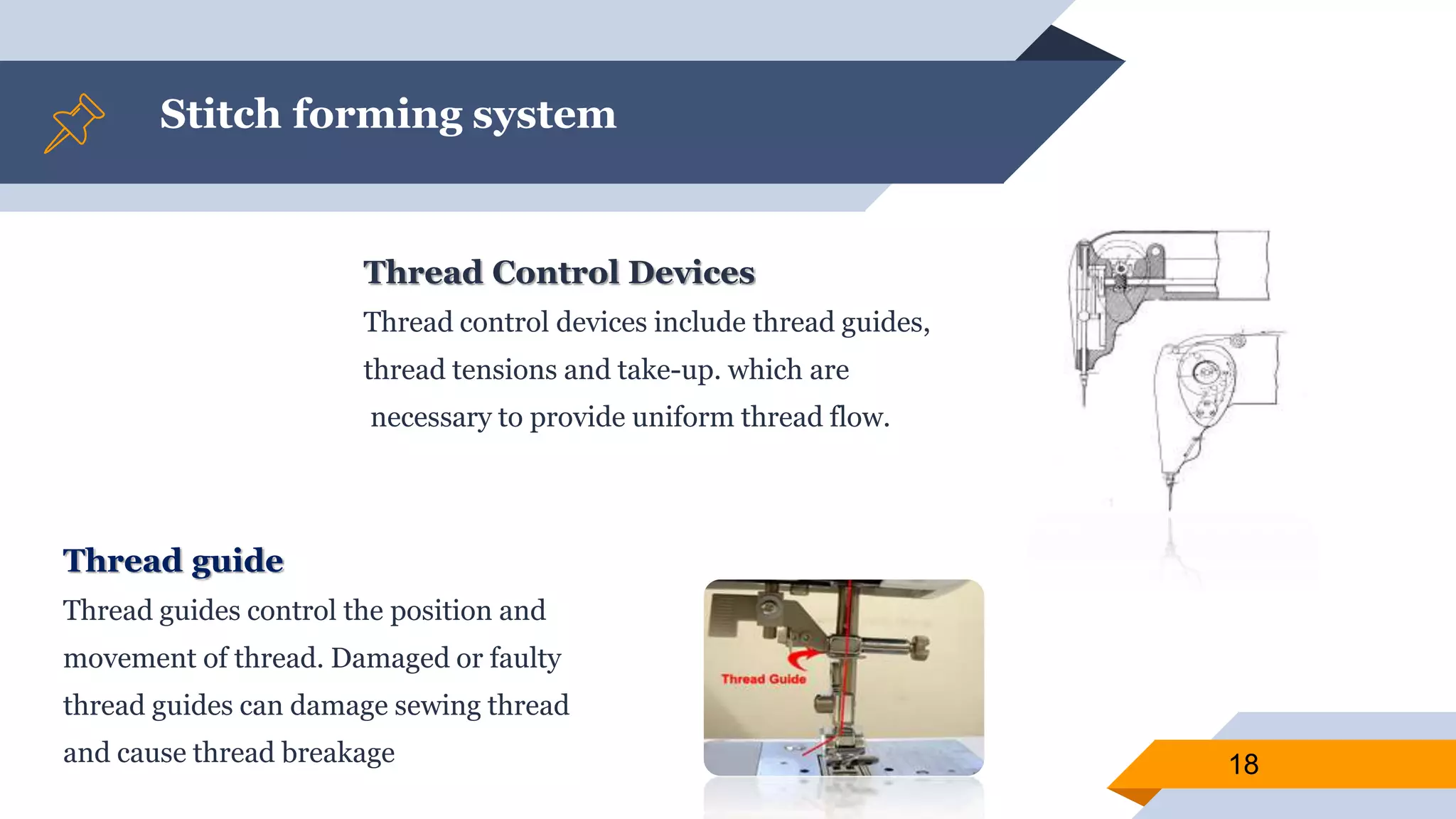 Sewing machine fundamentals, principles of stitching | PPTX
