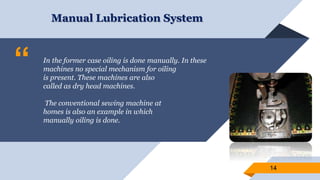 Sewing machine fundamentals, principles of stitching | PPTX