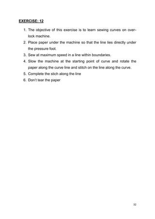 Sewing operator training manual | PDF