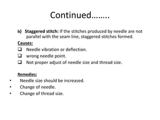 Sewing problems | PPTX