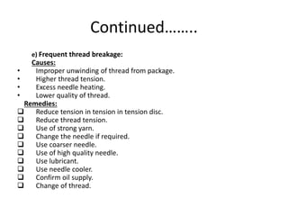 Sewing problems | PPTX