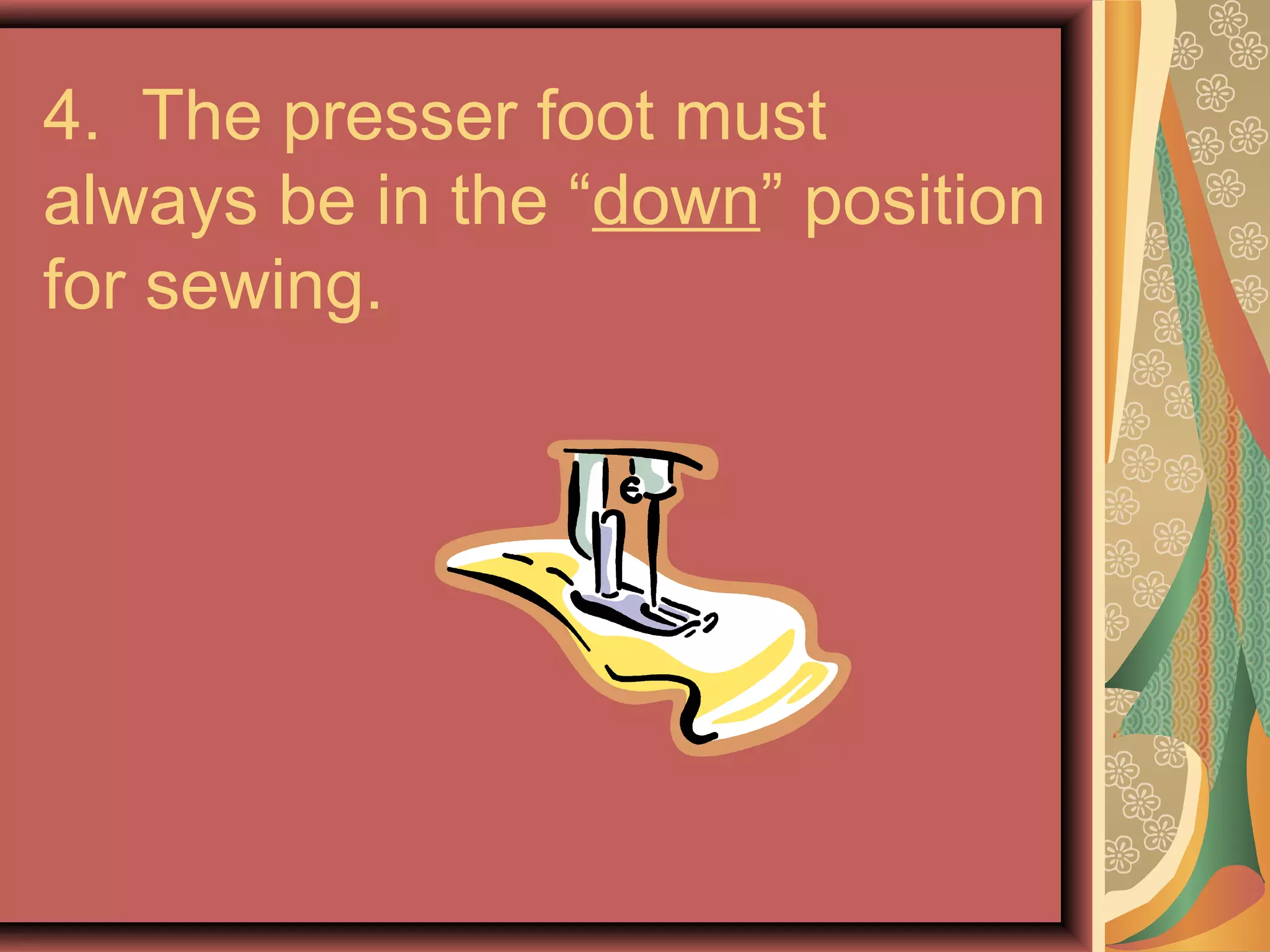 Sewing Rules | PPT