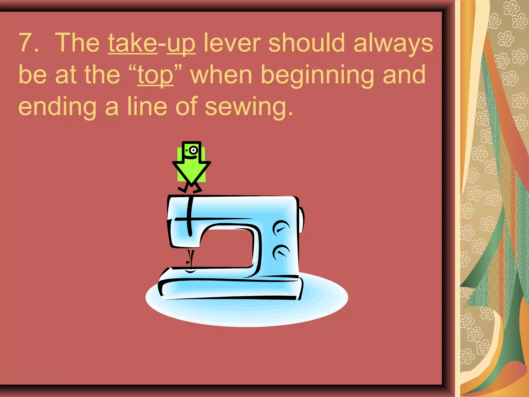 Sewing Rules | PPT