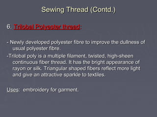 Sewing Thread | PPT