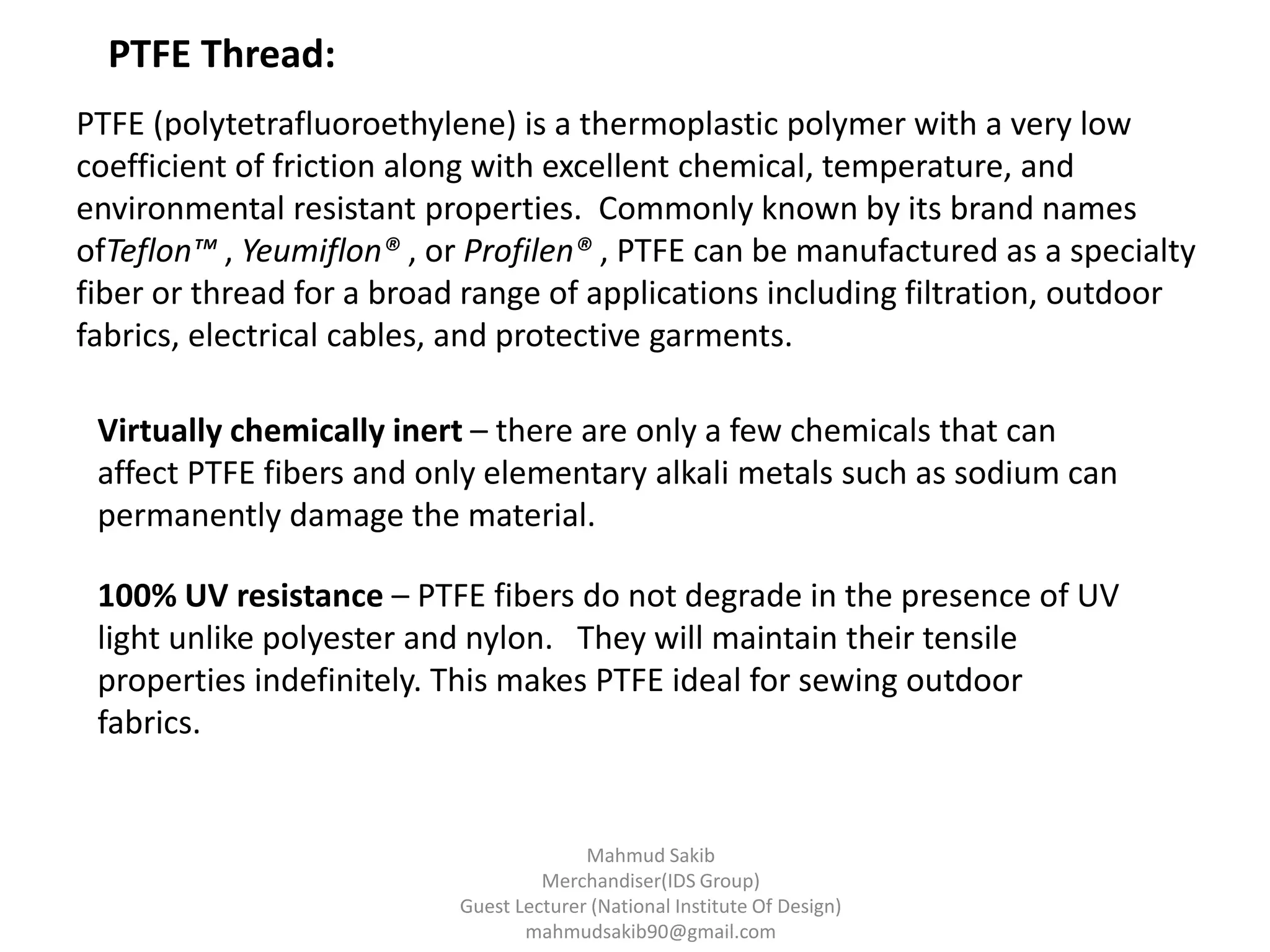 Sewing thread | PPTX