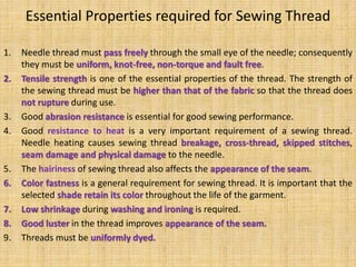 Sewing thread | PPTX