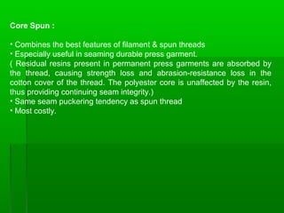 Sewing threads | PPT