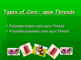Sewing threads | PPT