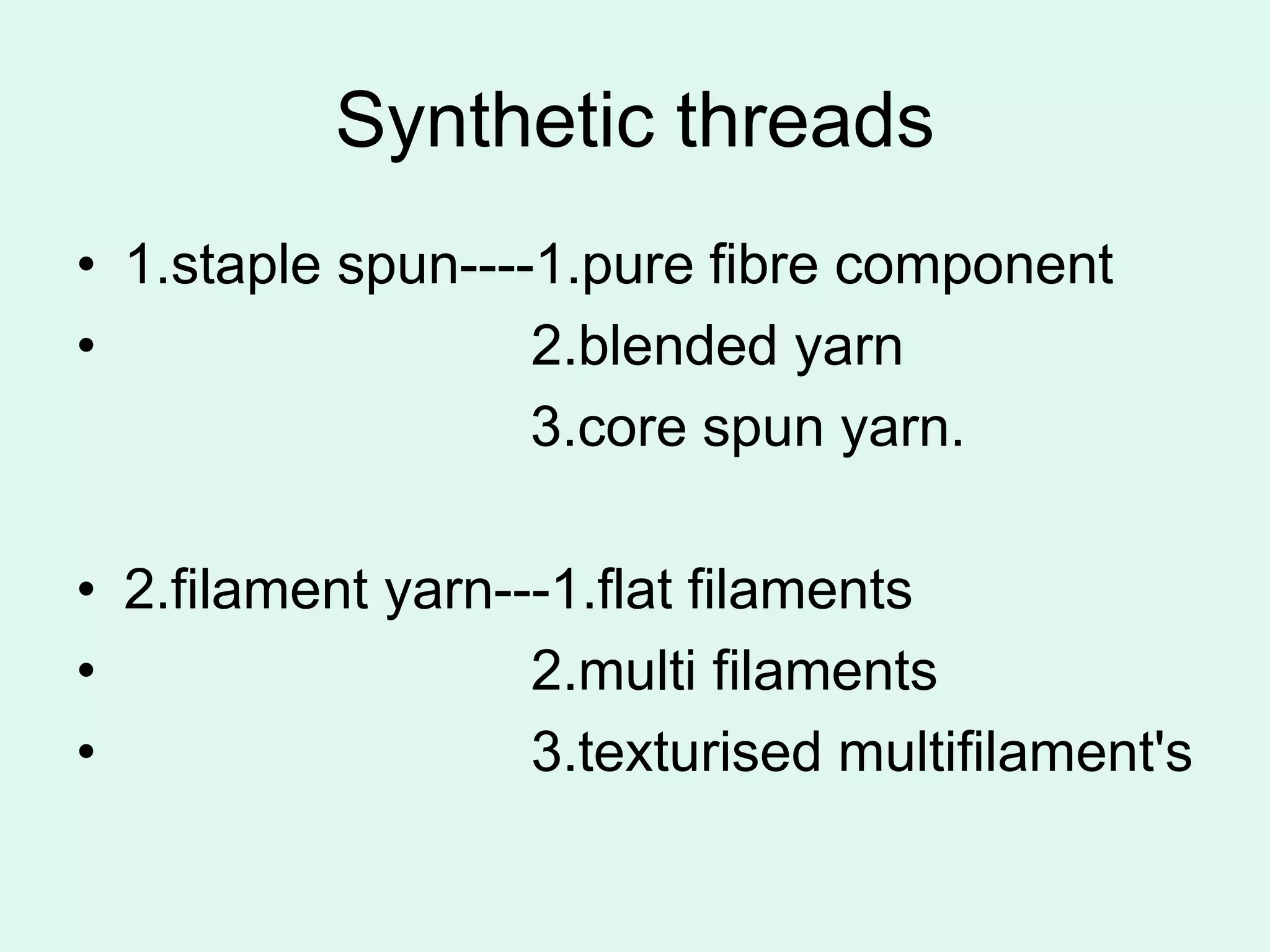 Sewing threads and its properties | PPT