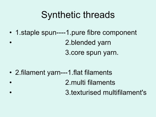 Sewing threads and its properties | PPT | Needlework | Arts and Crafts