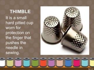 sewing tools grade 7 and 8 powerpoint presentation.ppt