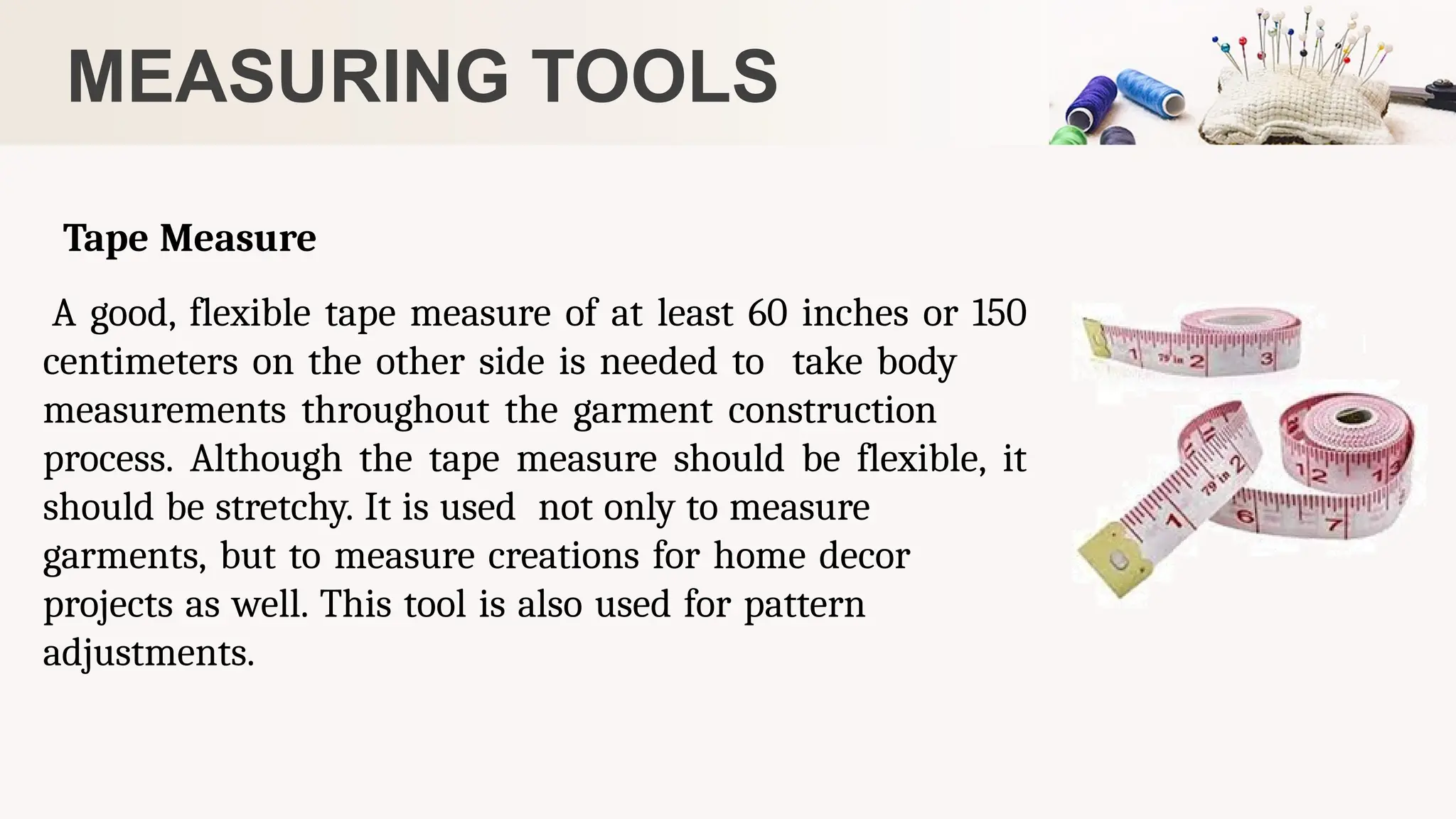 HOME ECONOMICS GRADE SIX SEWING TOOLS.pptx