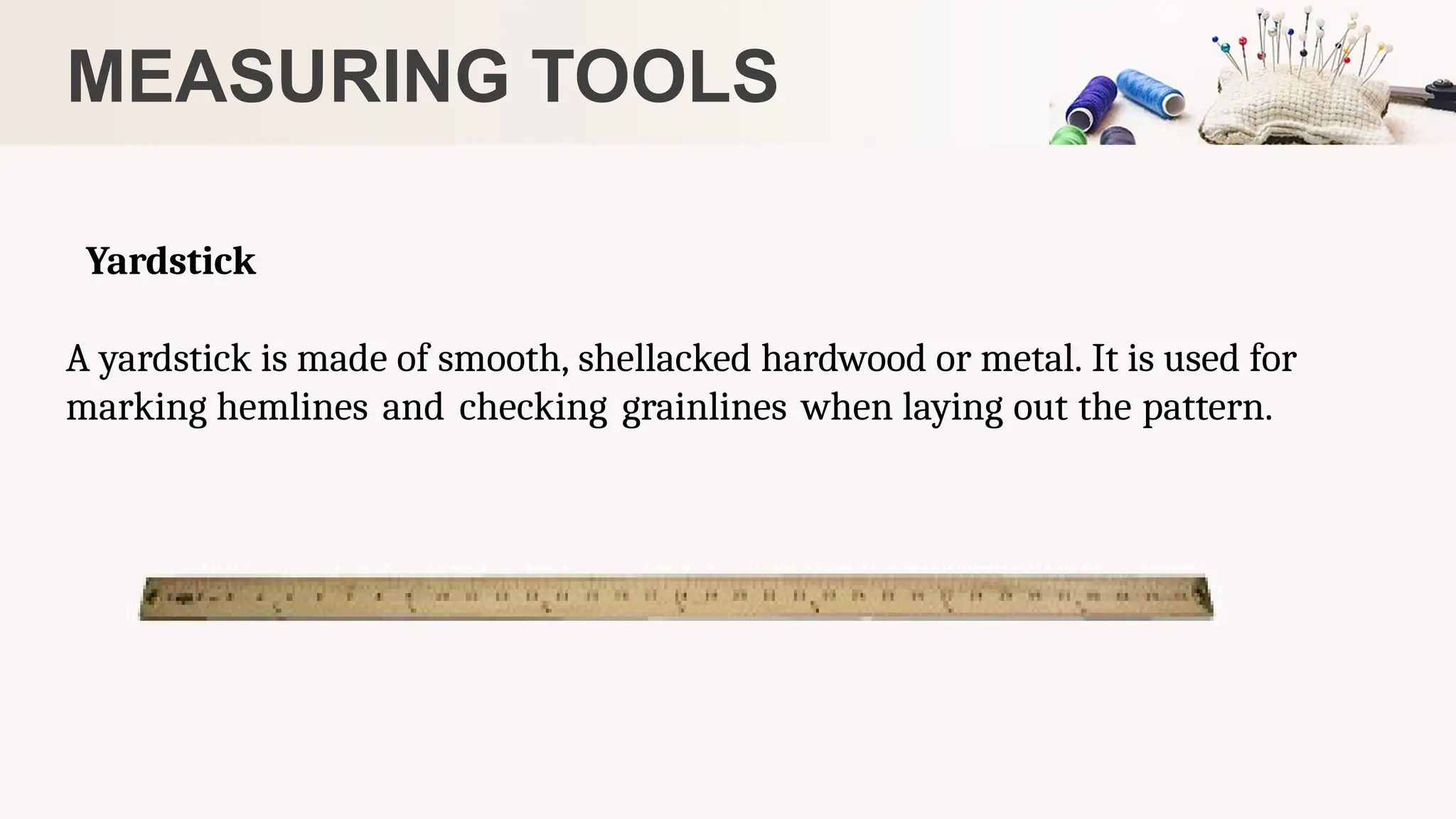 HOME ECONOMICS GRADE SIX SEWING TOOLS.pptx