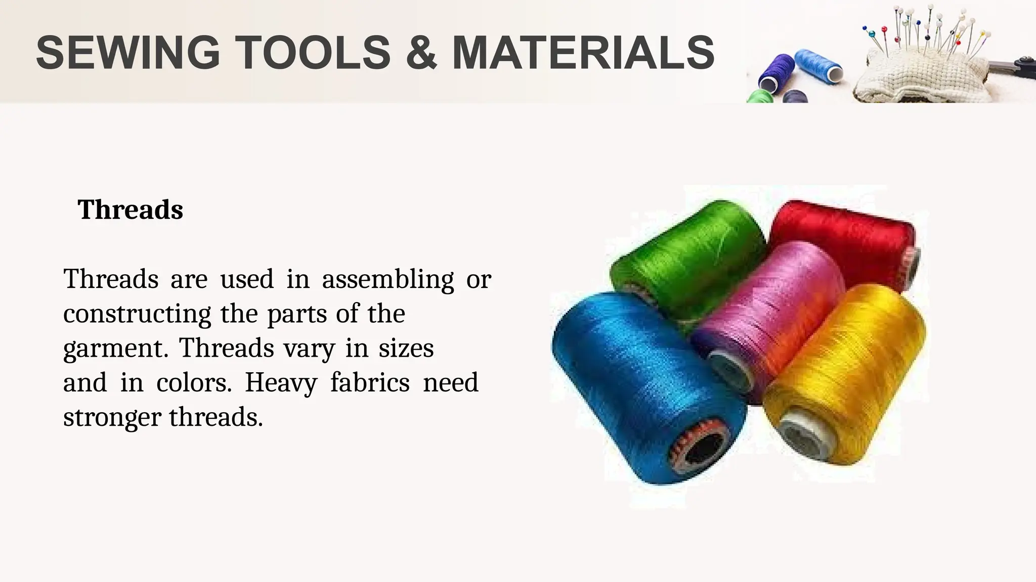 HOME ECONOMICS GRADE SIX SEWING TOOLS.pptx