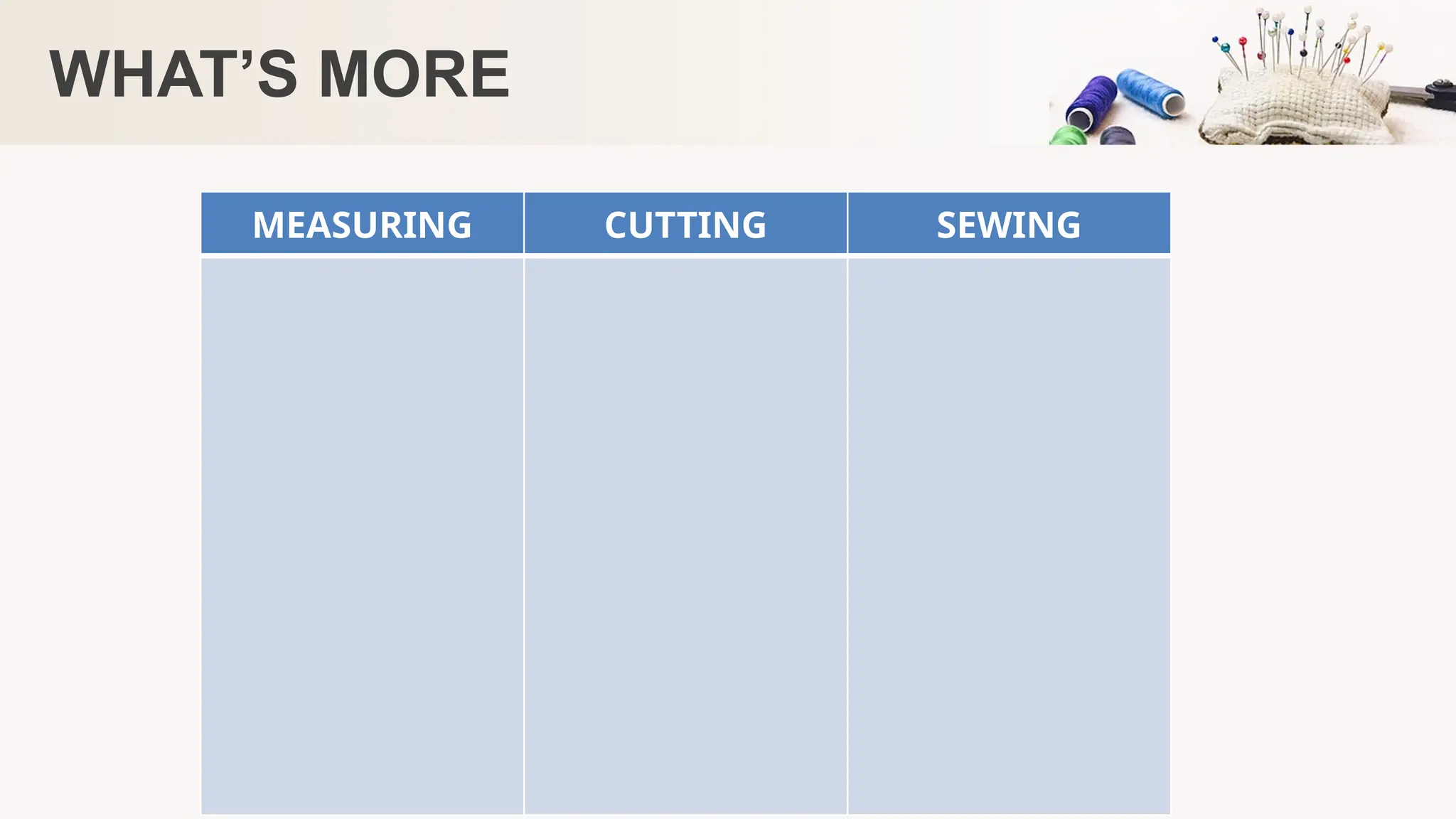 HOME ECONOMICS GRADE SIX SEWING TOOLS.pptx