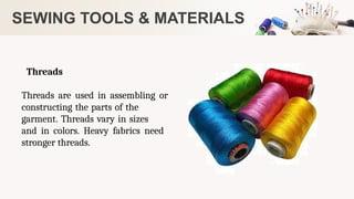HOME ECONOMICS GRADE SIX SEWING TOOLS.pptx