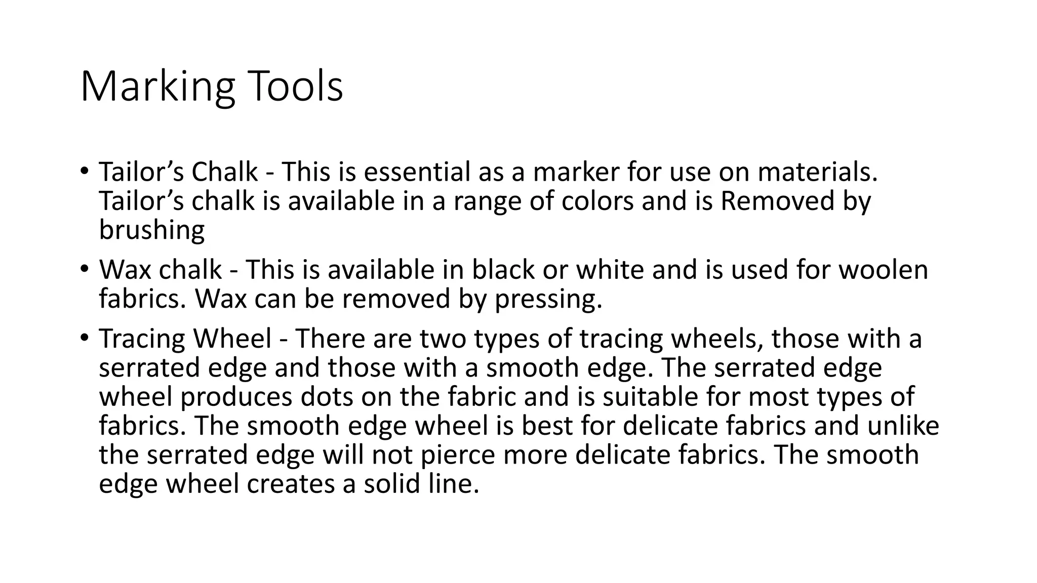 Sewing tools and EQUIPMENT (Credit to Deped) | PPTX