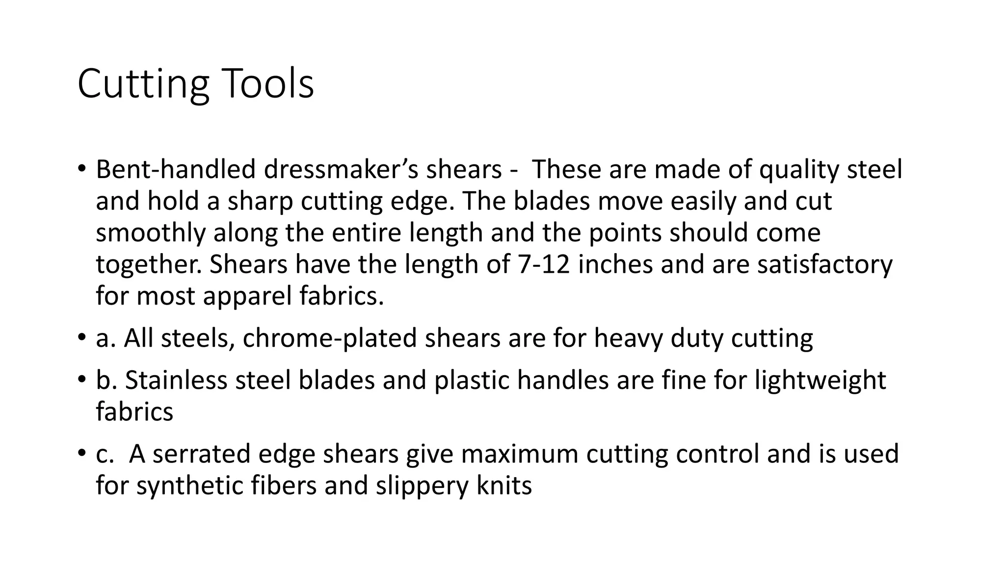 Sewing tools and EQUIPMENT (Credit to Deped) | PPTX