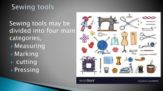 Sewing Tools and Equipment | PPTX