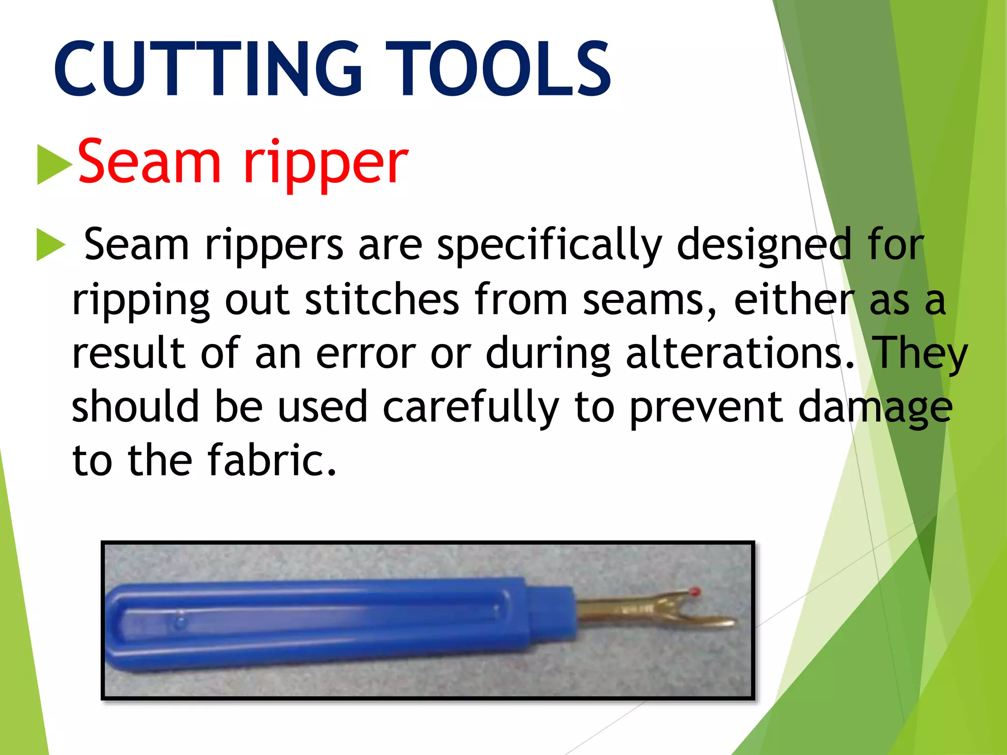Sewing Tools and Equipment | PPTX