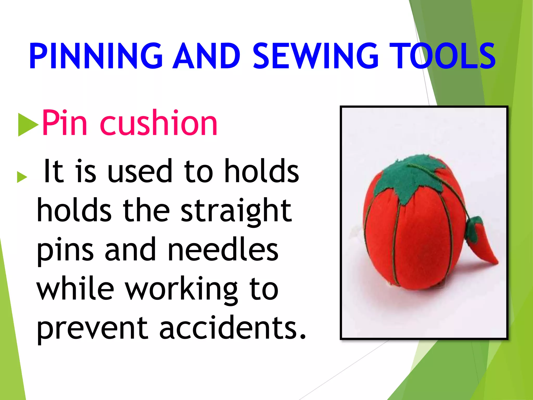Sewing Tools and Equipment | PPTX
