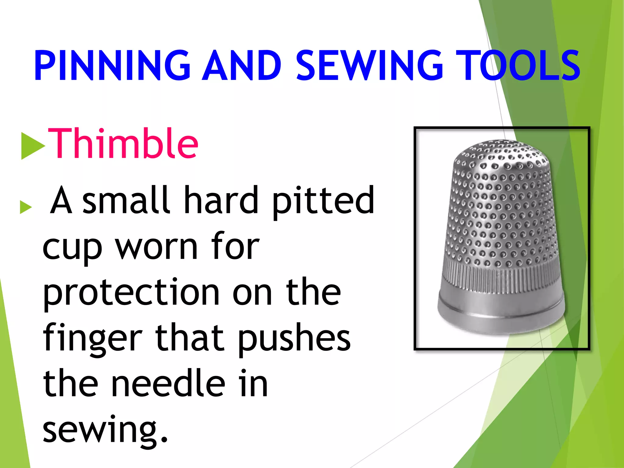 Sewing Tools and Equipment | PPTX