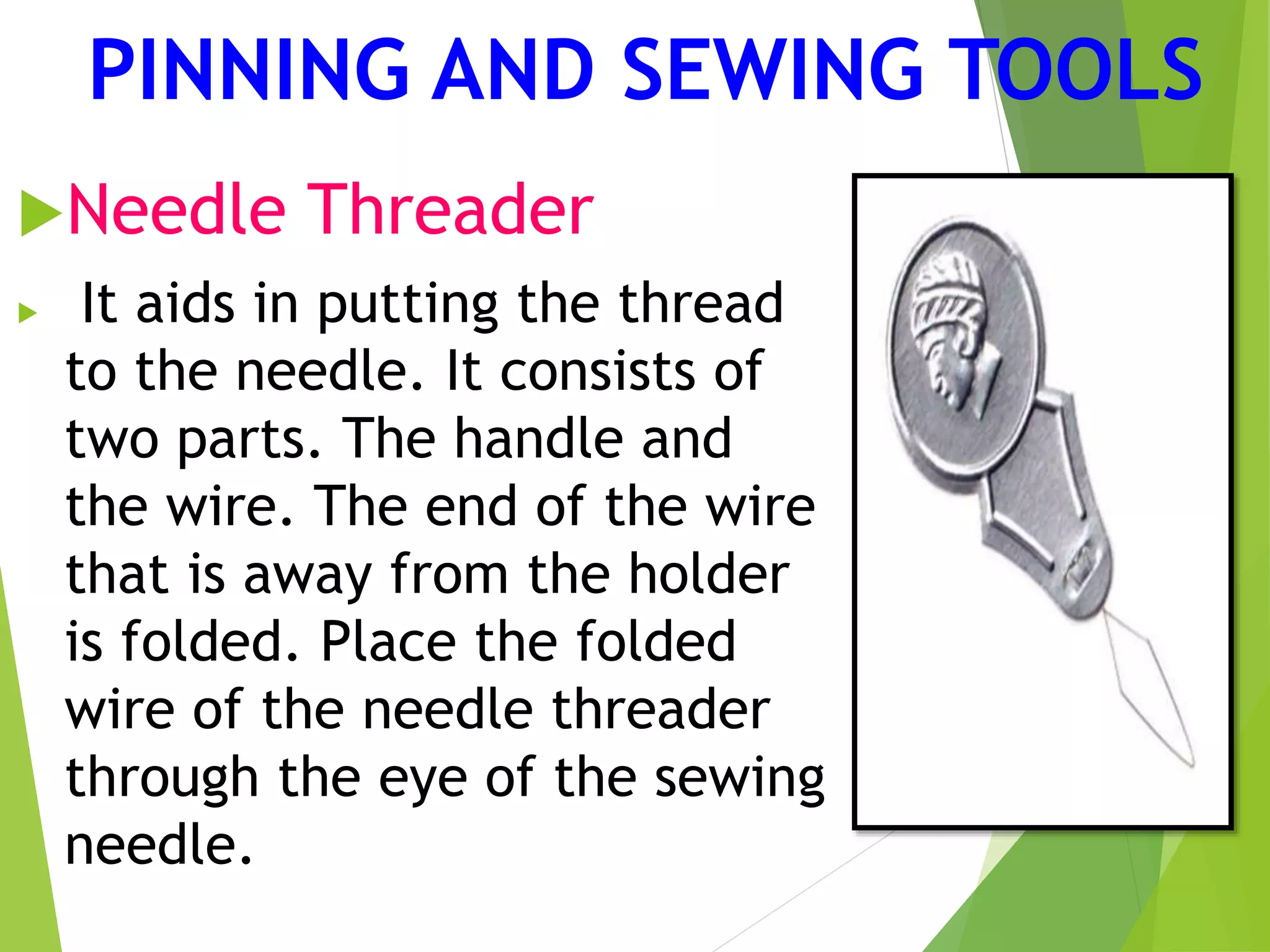 Sewing Tools and Equipment | PPTX