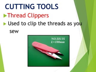 Sewing Tools and Equipment | PPTX