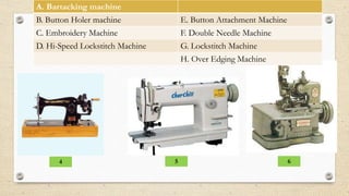 Sewing tools and equipments parts of the sewing machine | PPTX