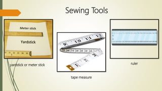 Sewing Tools and Materials | PPTX