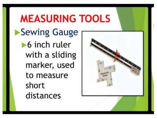SEWING TOOLS & EQUIPMENT for TLE grade 8pptx | PPT