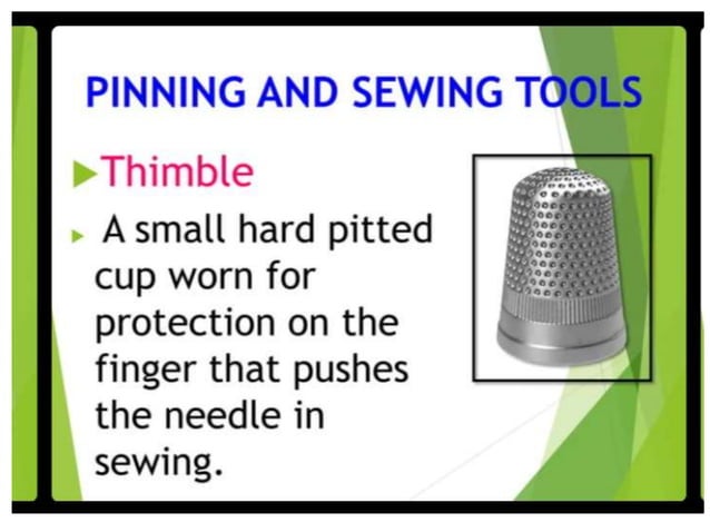 SEWING TOOLS & EQUIPMENT for TLE grade 8pptx | PPTX