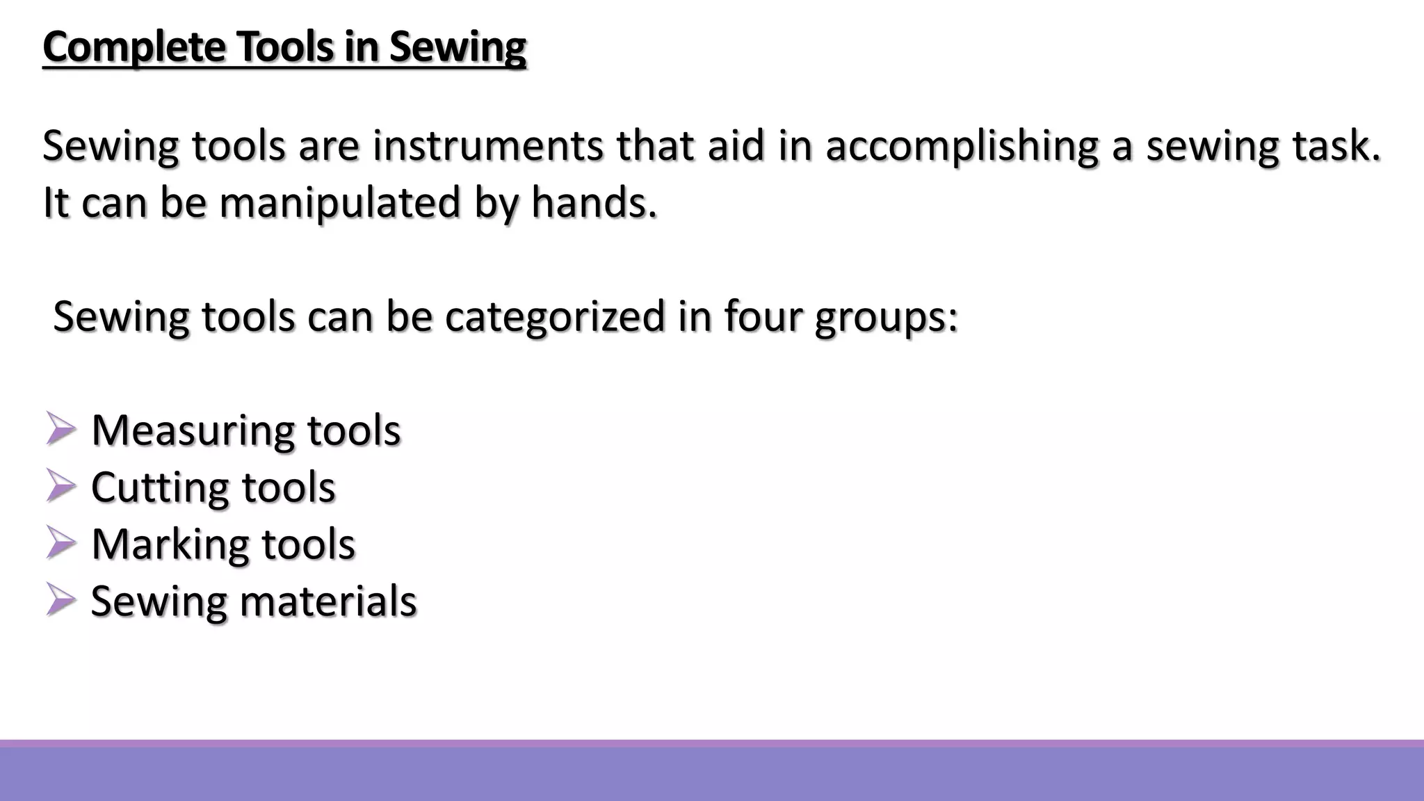 Sewing Tools & Materials.pptx