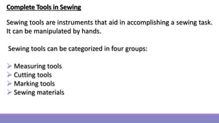 Sewing Tools & Materials.pptx