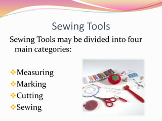 Sewing Tools Powerpoint | PPTX