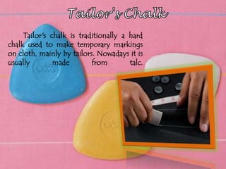 Sewing tools ppt | PPTX