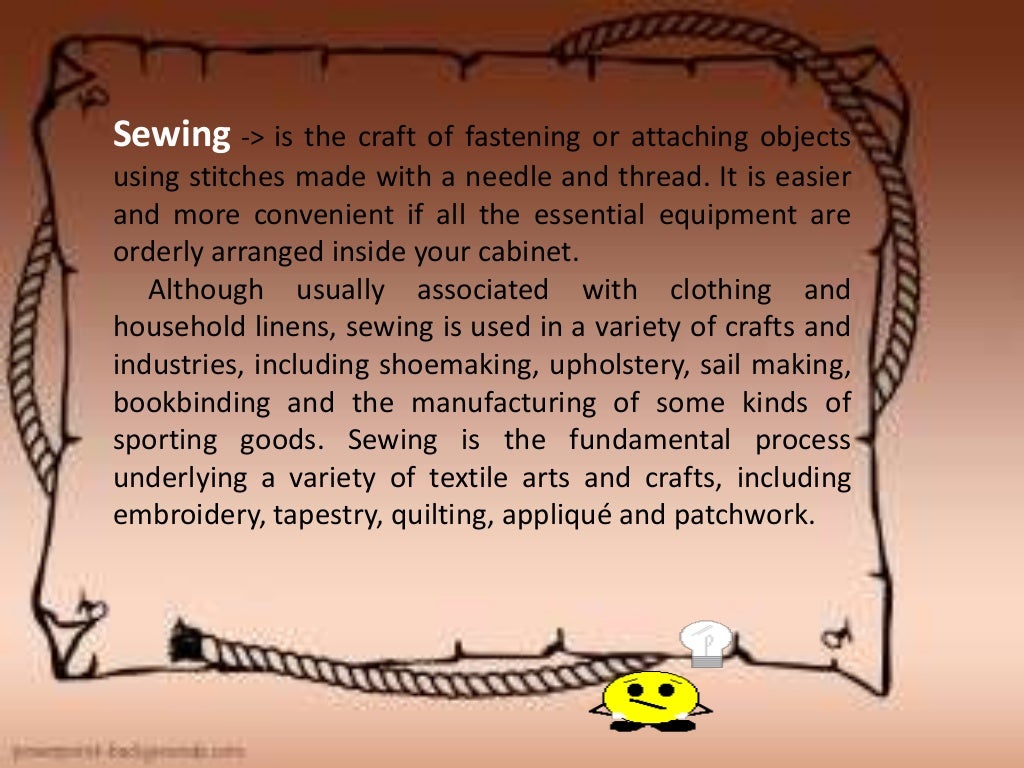 Sewing Tools Ppt