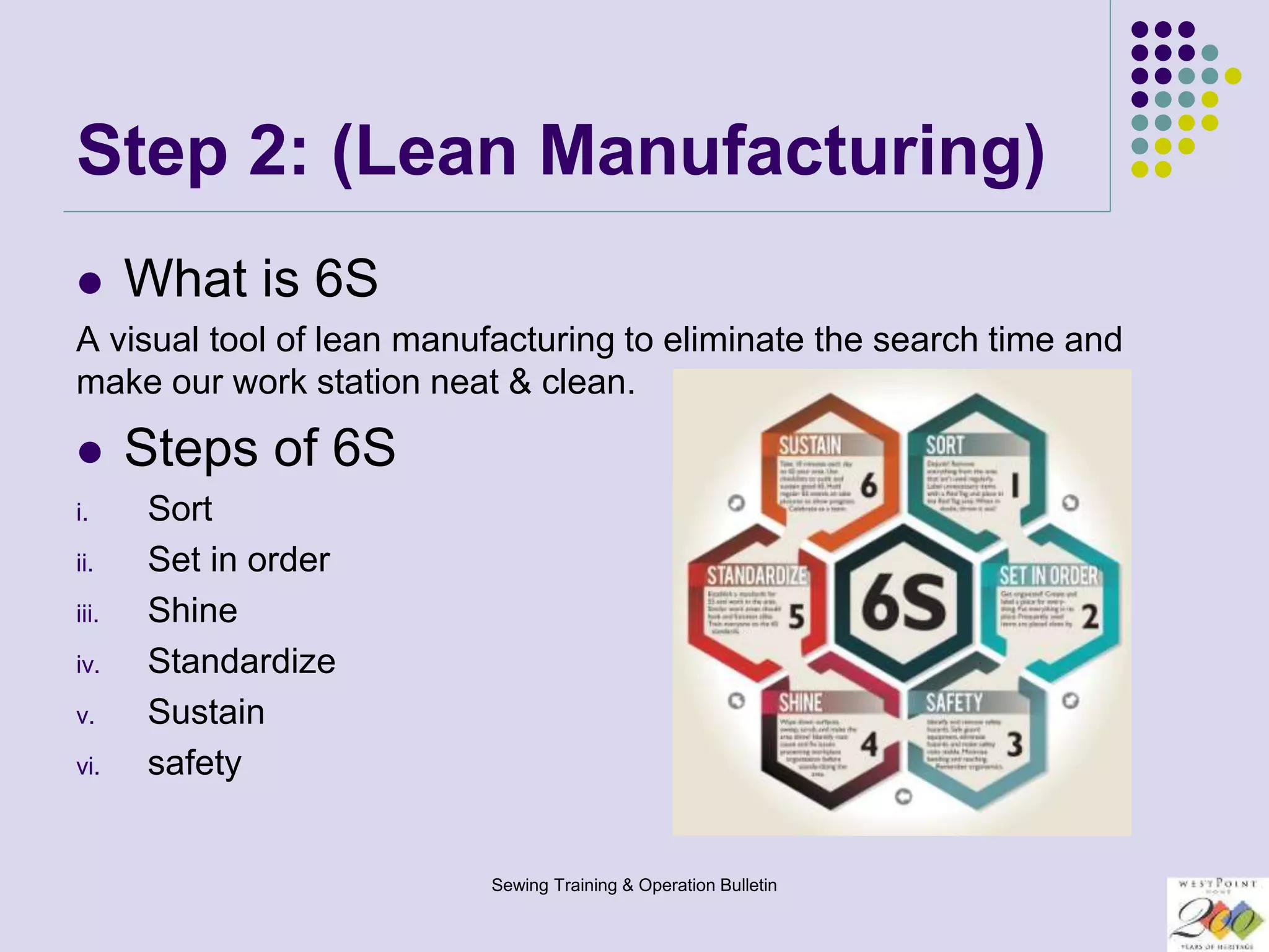 Sewing training & Operation bulletin presentation | PPTX