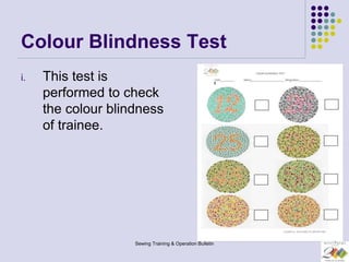 Sewing training & Operation bulletin presentation | PPTX